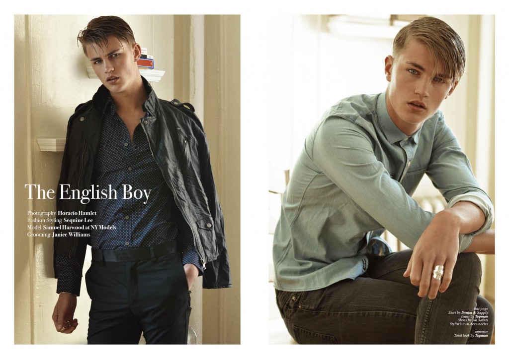 Samuel Harwood at New York Models for Client Style Guide USA #2 ...