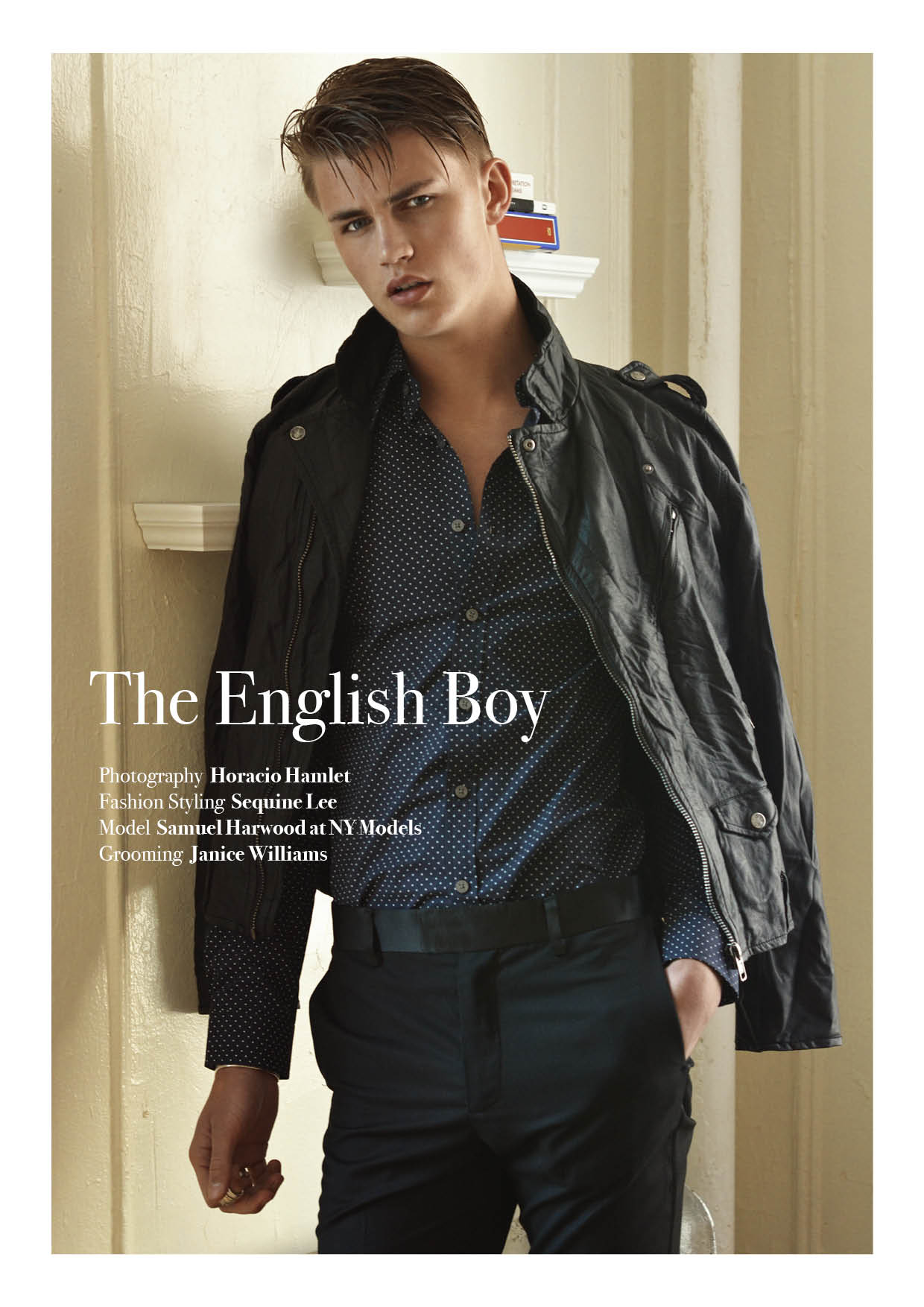 Samuel Harwood at New York Models for Client Style Guide USA #2 ...