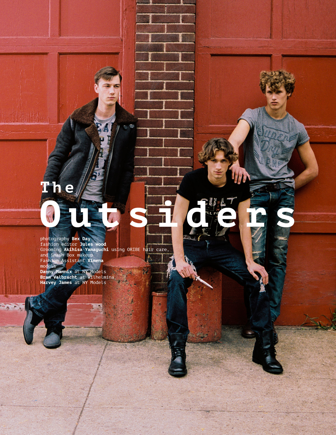 The Outsiders by Bex Day for Client Style Guide USA #4 | Client Magazine