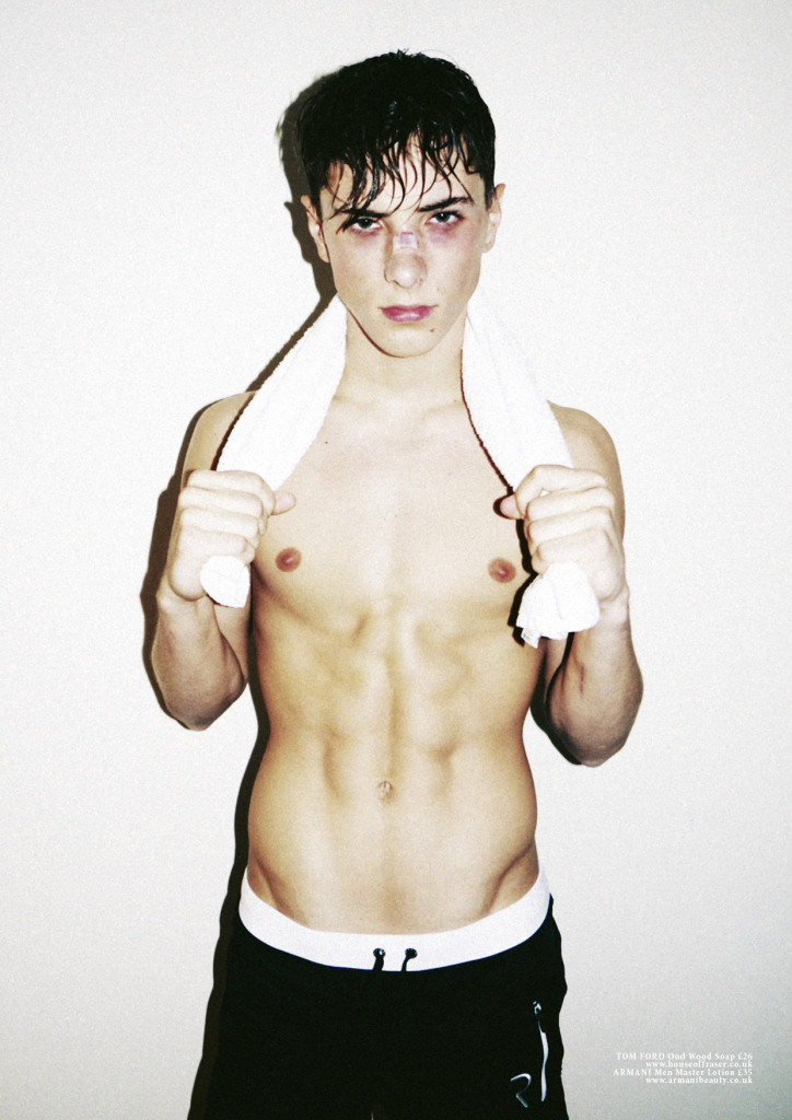 Frankie Rossi at IMG by Ian Cole for Client Style Winter Holiday Guide ...