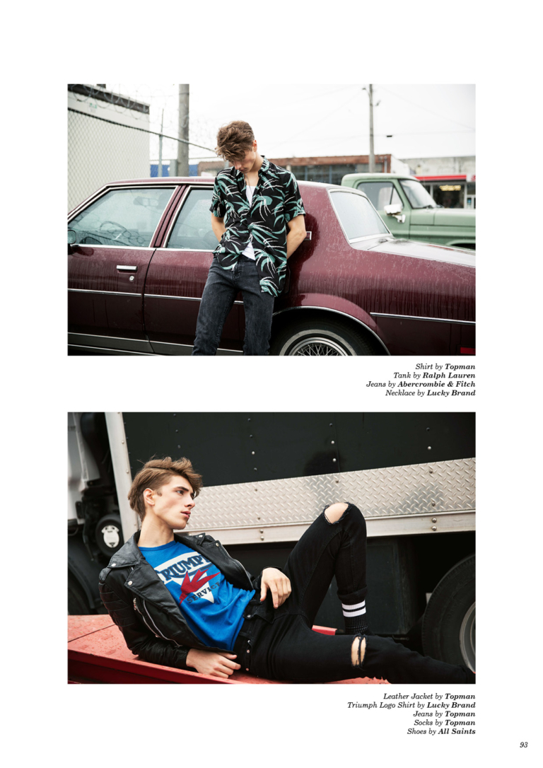 Frankie Rossi at IMG by Andrew Parsons for Yearbook #11 | Client Magazine