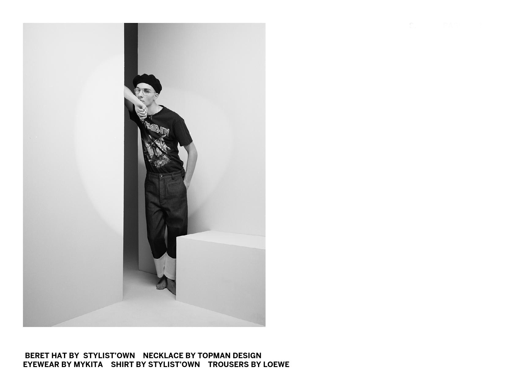 Jules Stevenin at Faces Mgmt by Samuel Pasquier for CLIENT Online ...