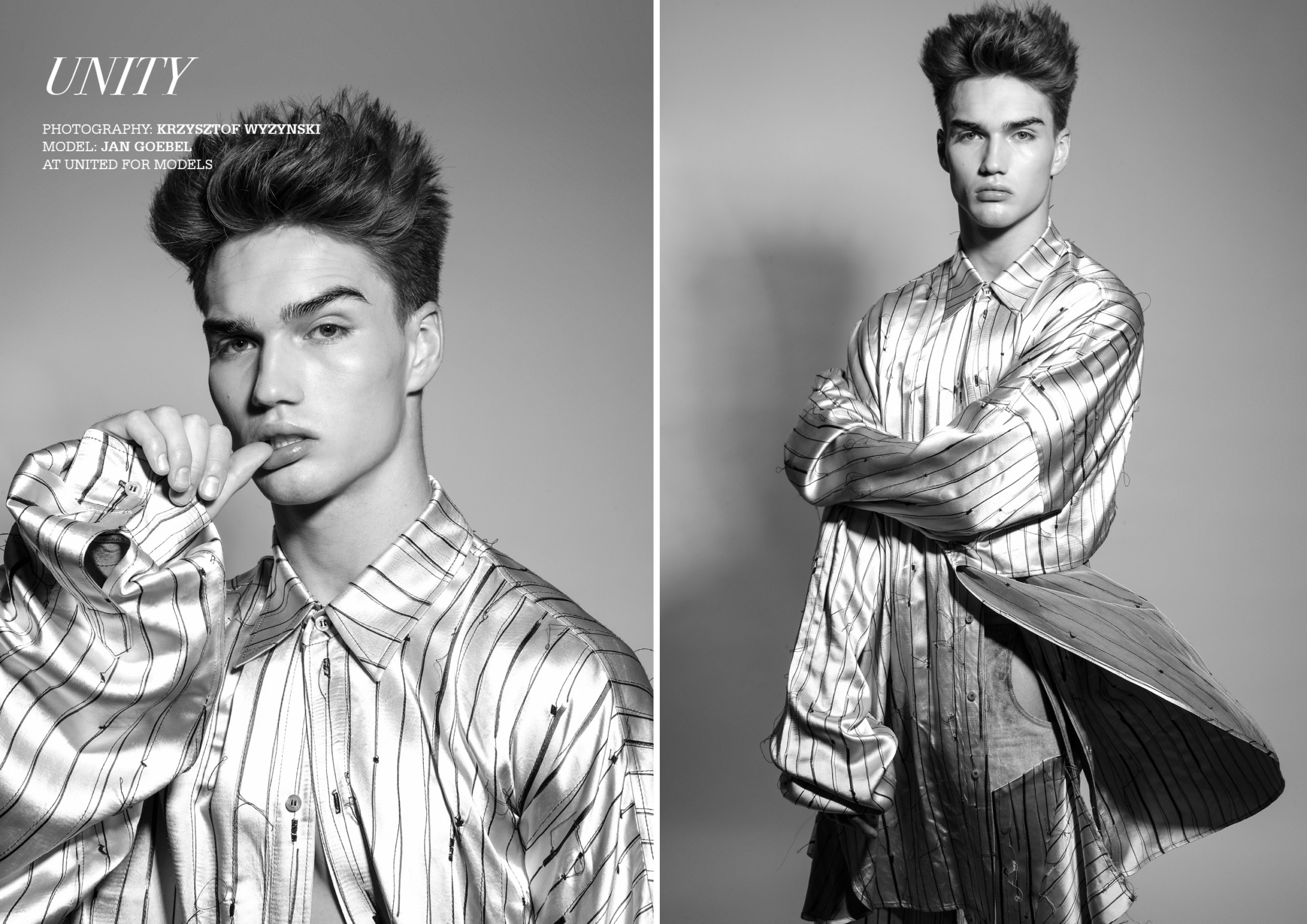 Jan Goebel at United For Models by Krzysztof Wyzynski for CLIENT Online ...