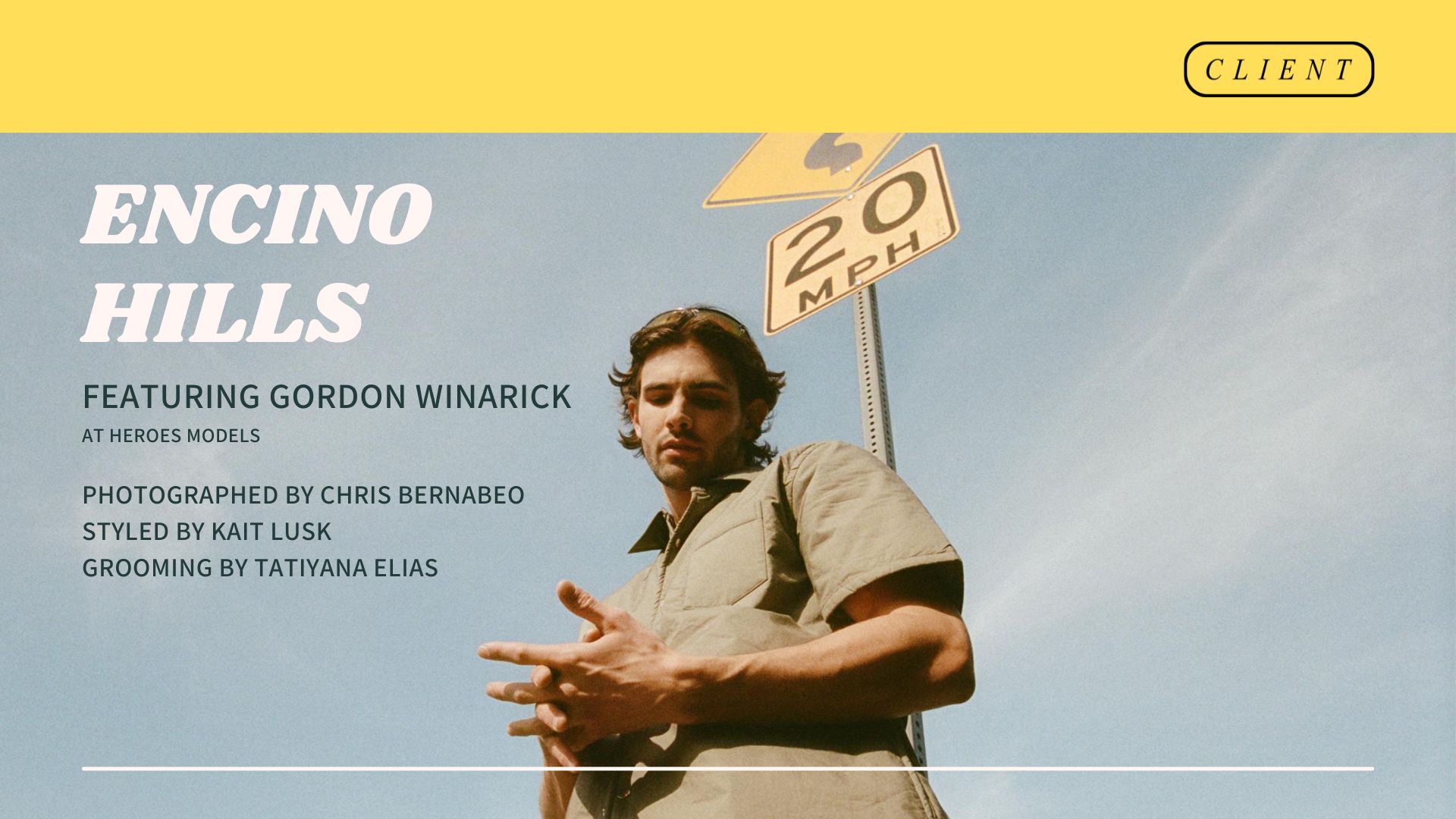 Encino Hills featuring Gordon Winarick at Heroes by Chris Bernabeo for ...