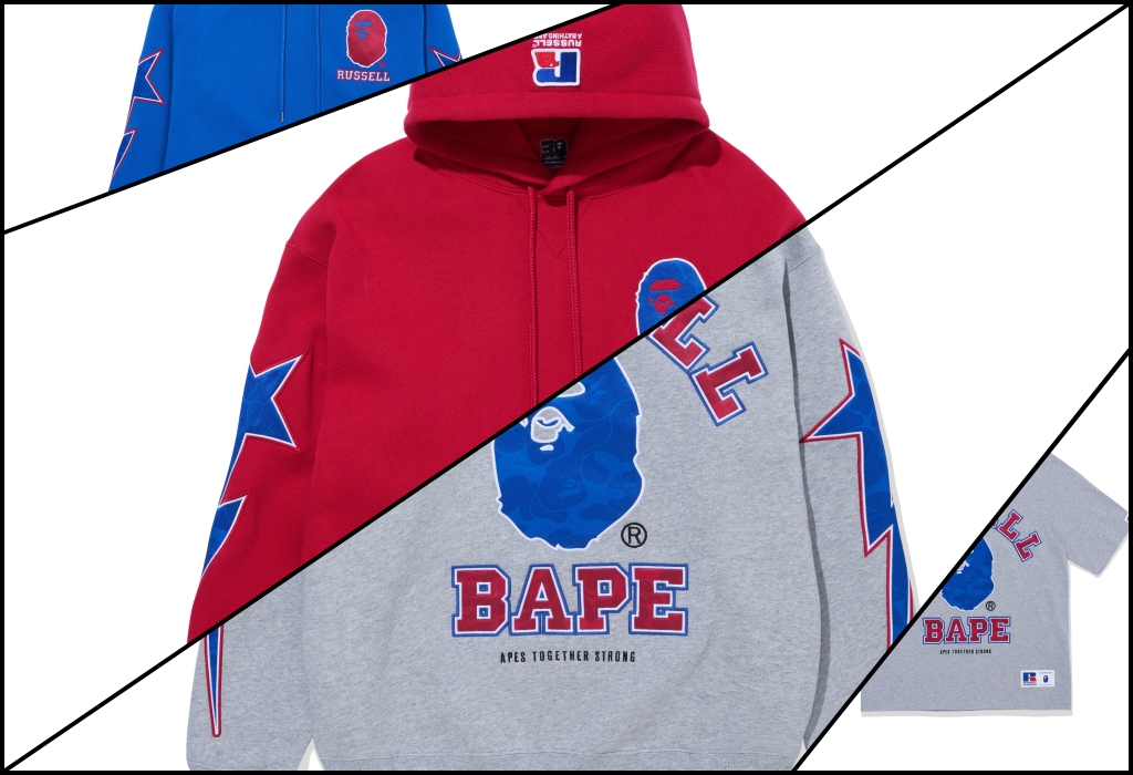 BAPE® x Russell Athletic Collection: Celebrating Basketball Cultures ...